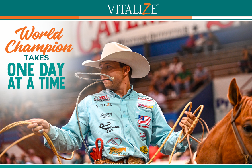 World Champion Takes One Day at a Time - Vitalize